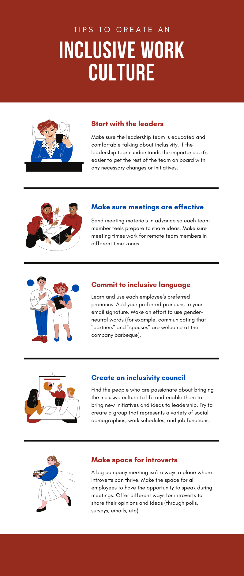 Tips to Create an Inclusive Work Culture