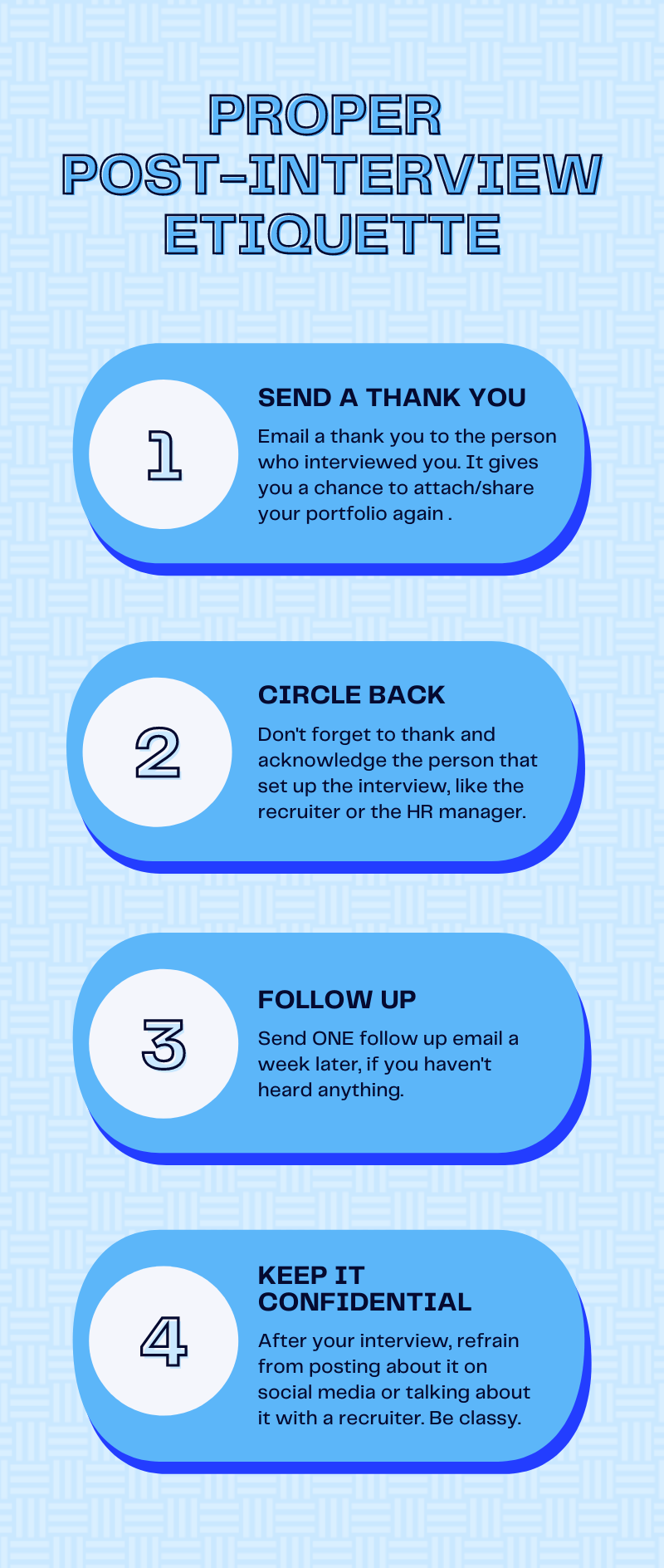 Tips for Proper Post Interview Etiquette